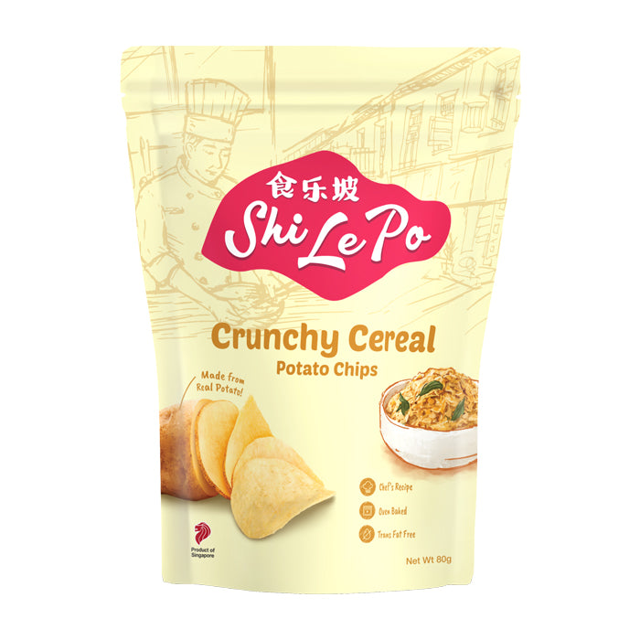 Buy Shi Le Po Crunchy Cereal Potato Chips 80g | Free Delivery Above $30 ...