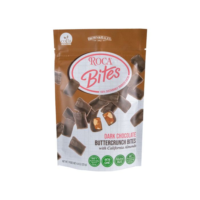 Buy Dark Roca Buttercrunch Bites Pouch 125g | Free Delivery Above $30 ...